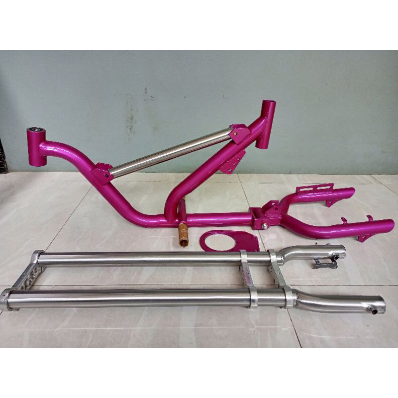 Jual body frame goped scooter otopet model riot/duduk | Shopee Indonesia