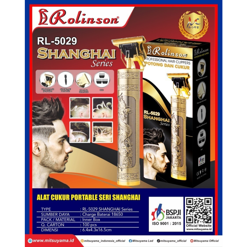 Jual Barangunik2021 -Alat Cukur Rambut Mitsuyama Series Naples MS-2019 ...