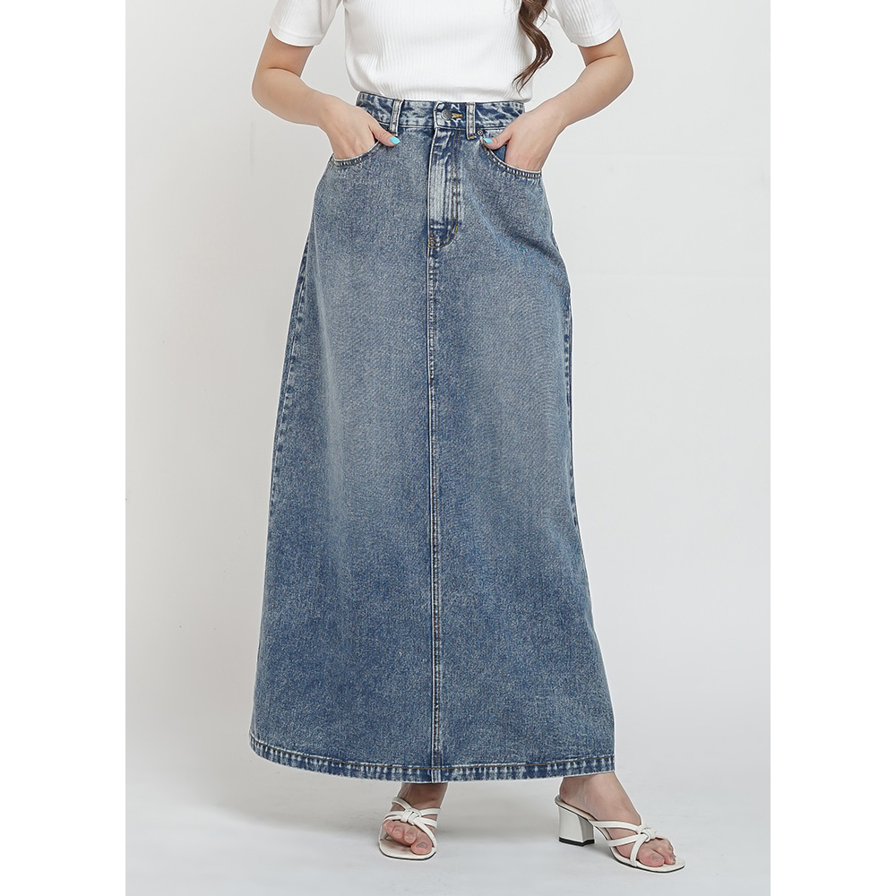 Jual DUST Rok Luny Biru (D. 21103) | Shopee Indonesia