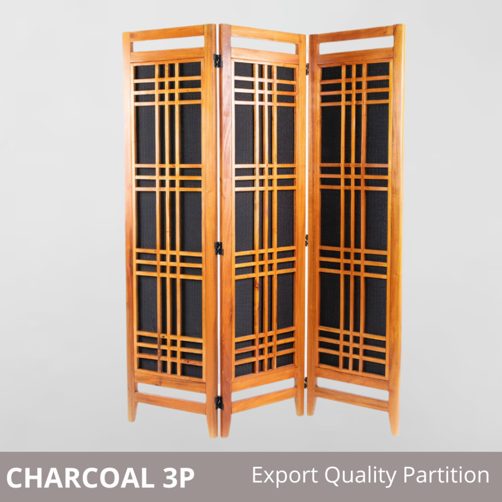 Jual Sekat Charcoal 3 Panel Japanese Screen Panel Pembatas Ruangan ...