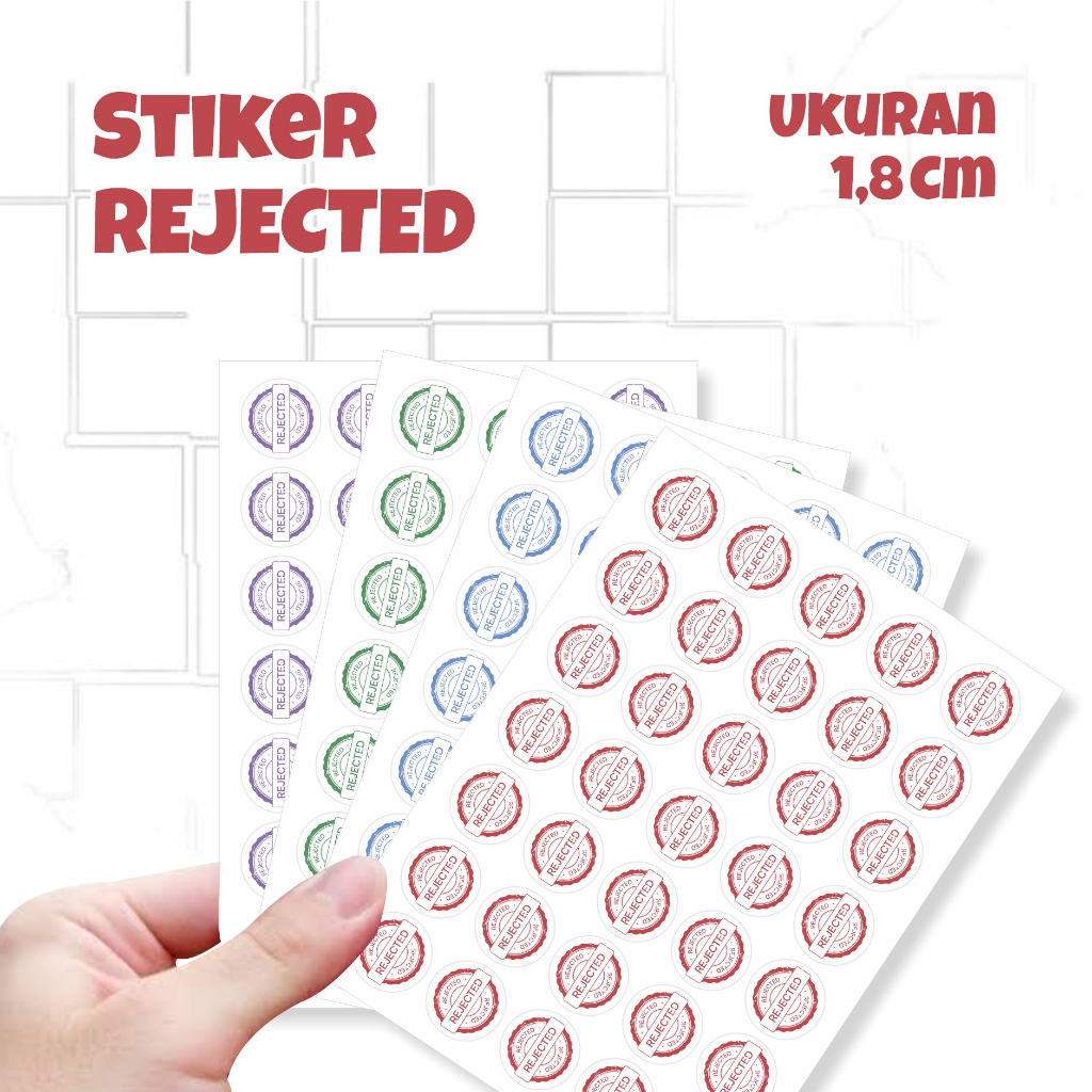 Jual Stiker Reject Round Chromo Cutting Banyak Pilihan Warna | Shopee ...