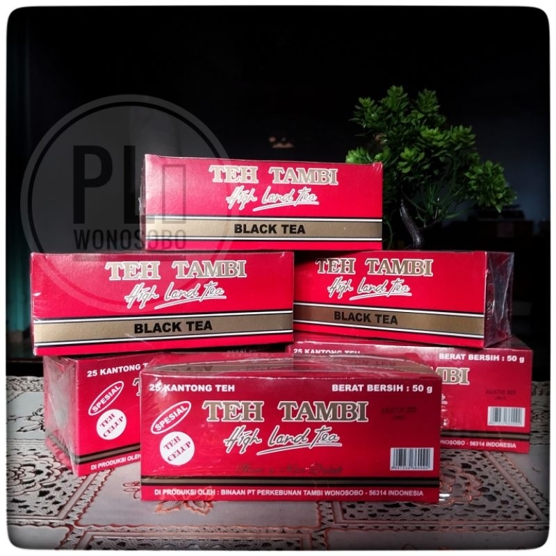 Jual TEH HITAM CELUP | 25 kantong | 50 gram | Black Tea Instant ...