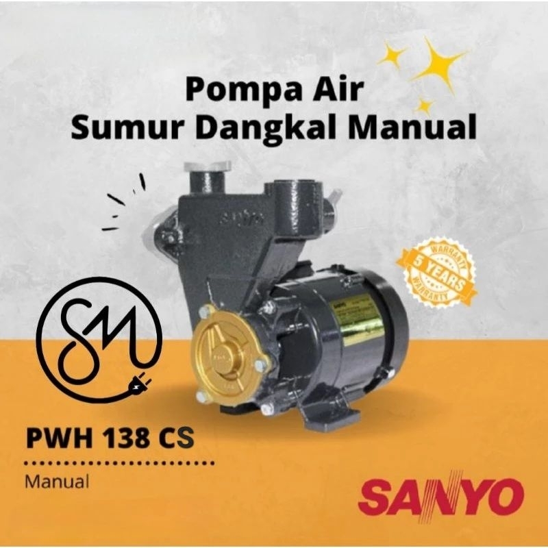 Jual Pompa Air Sanyo PWH-138CS 138 CS water pump | Shopee Indonesia