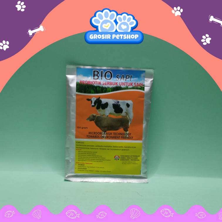 Jual BIO SAPI 100GR - PROBIOTIK SERBUK KHUSUS TERNAK SAPI MEMACU ...