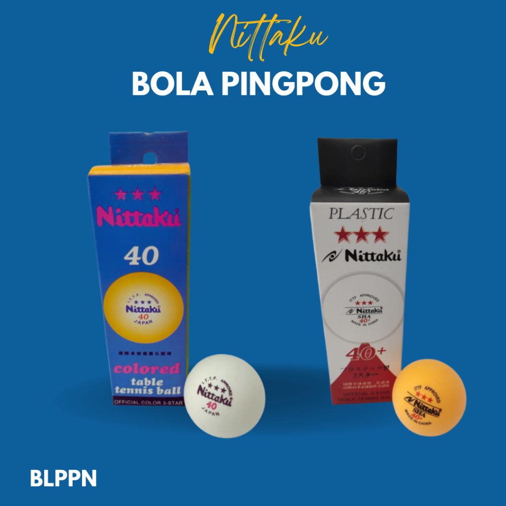 Jual Bola Pingpong Nittaku , Nittaku 40+ , DHS Bola Tenis meja | Shopee Indonesia