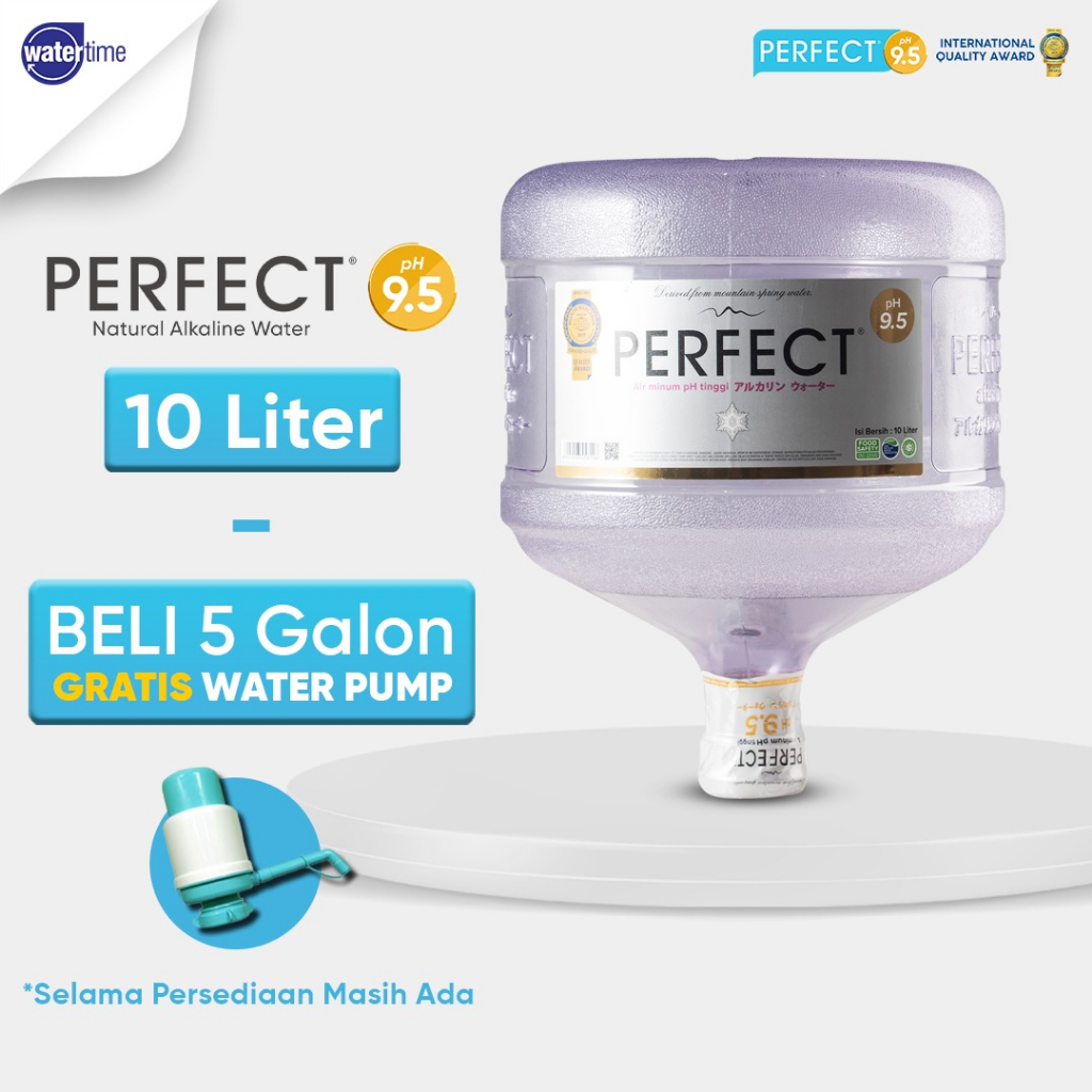 Jual Perfect - Alkaline Water Galon 10 Liter Minimal 4 Galon Bonus ...