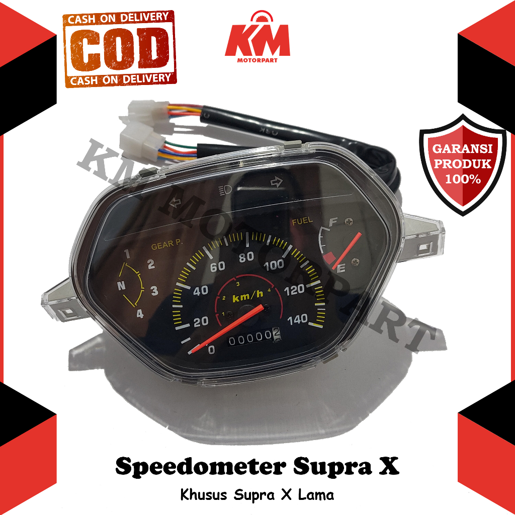 Jual Speedometer Supra X Lama Carburator Speedo Kilometer Assy Honda ...