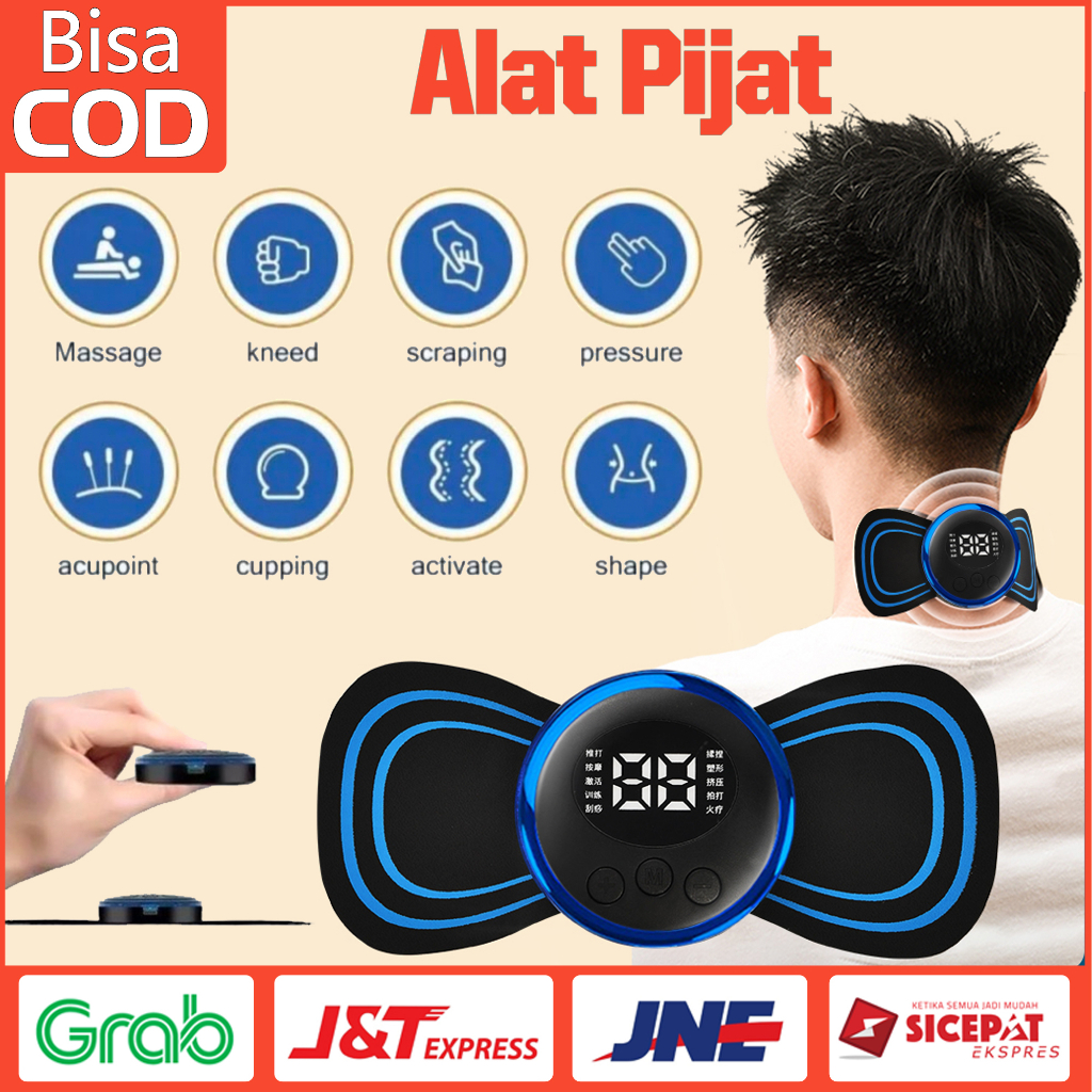 Jual EMS MINI Elektrik Pemijat Leher EMS Mini Servikal Punggung Otot ...