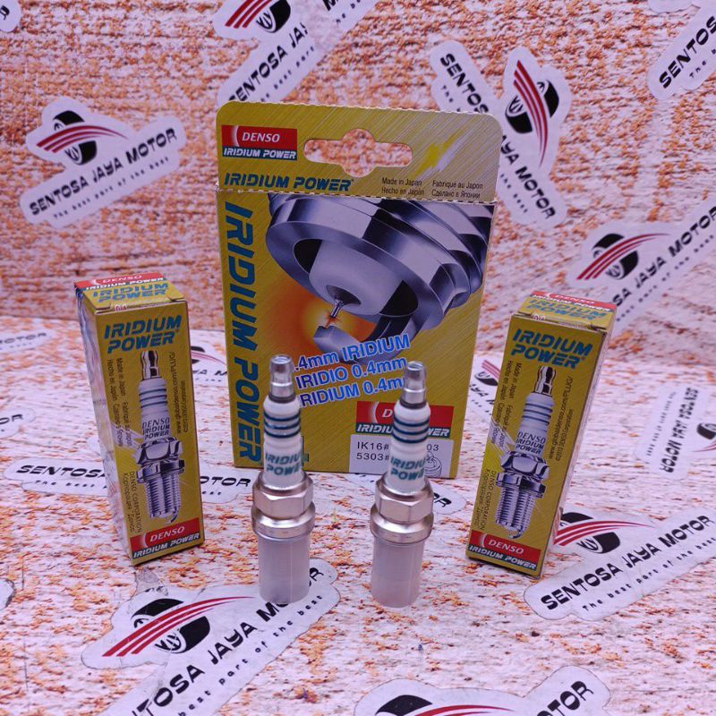 Jual Busi Iridium Yaris New Vios Soluna Great Altis IK16 Original Denso ...