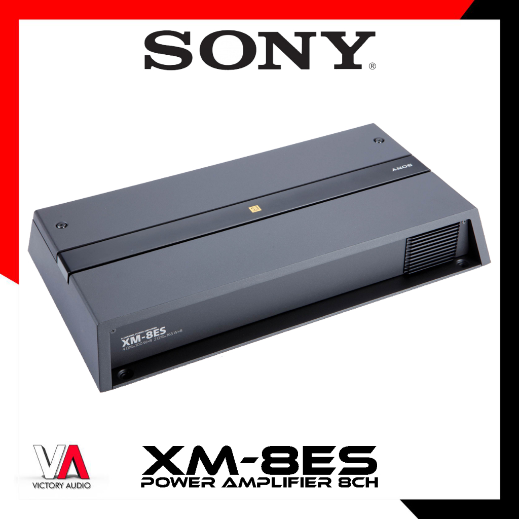 Jual Power Amplifier 8 Channel SONY XM-8ES 8CH x 100 Watt RMS Power ...