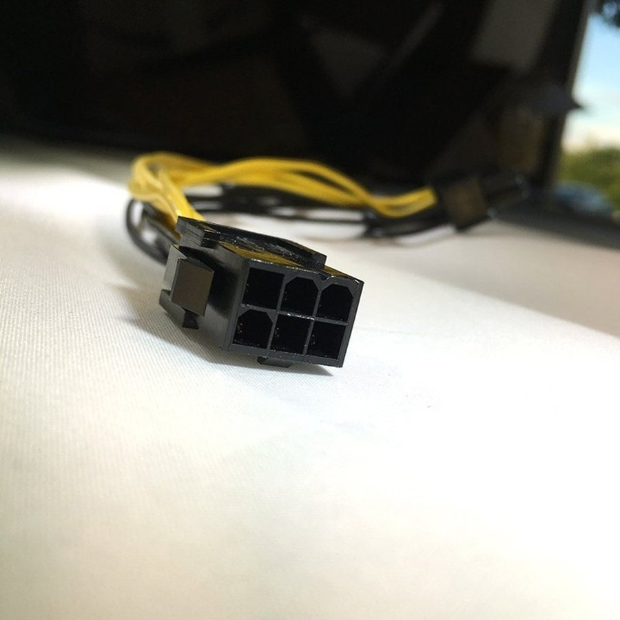 Jual Kabel Power VGA PCIE 6 Pin To 8 Pin Cabang 2 PCI Express VGA 6 to ...