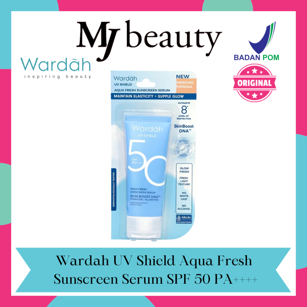 Jual Wardah UV Shield Aqua Fresh Sunscreen Serum SPF 50 PA++++-30mL ...