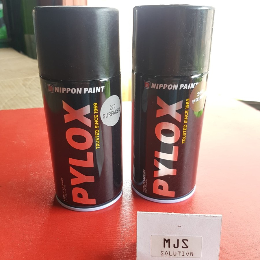 Jual MJS PYLOX 260 PRIMER 270 SURFACER CAT DASAR EPOXY SEMPROT BASIC ...
