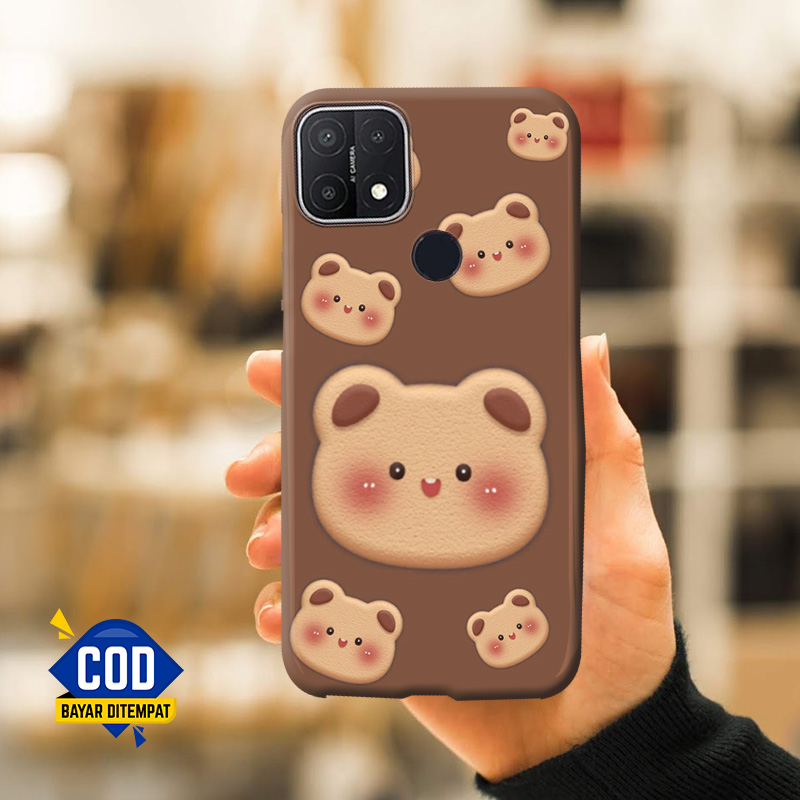 Jual Case Hp Oppo A15 Terbaru [ Case Bear Coklat Cute 1 Terbaru ...