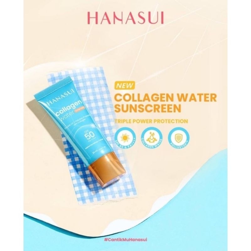 Jual Hanasui Collagen Sunscreen spf 50 30ml | Shopee Indonesia