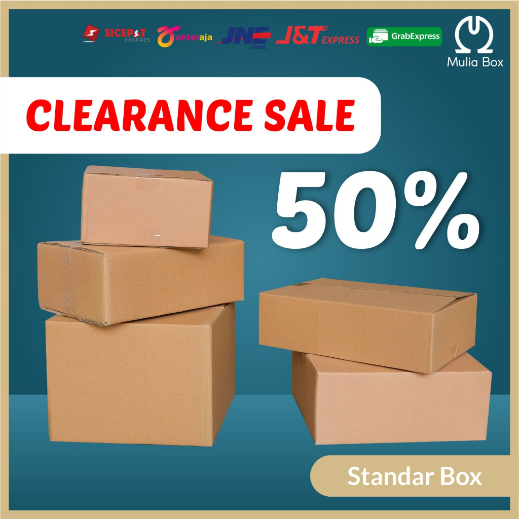 Jual PROMO 50% CLEARANCE SALE BUNDLE Kardus Packing Standar Berbagai ...