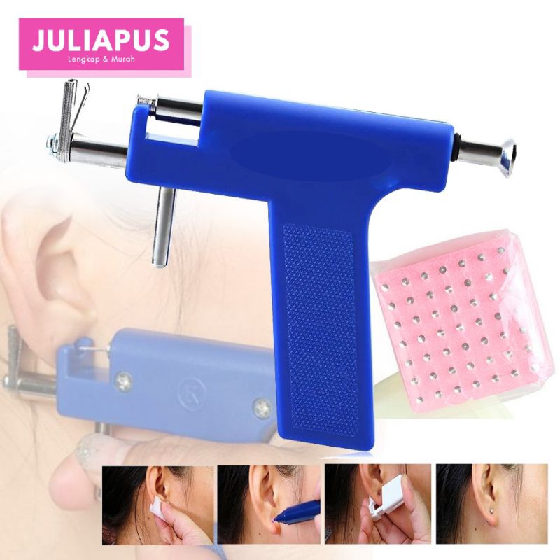 Jual Alat Tindik Tembak Kit Set Hidung Lidah Pusar Telinga Tindik untuk ...