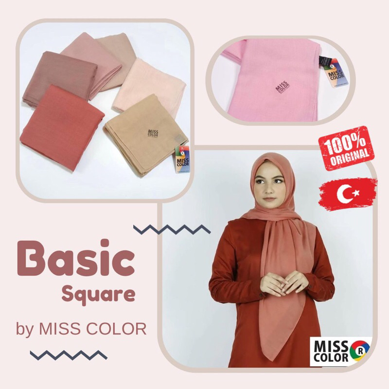 Jual Basic Square Miss Color 120 x 120 | Shopee Indonesia