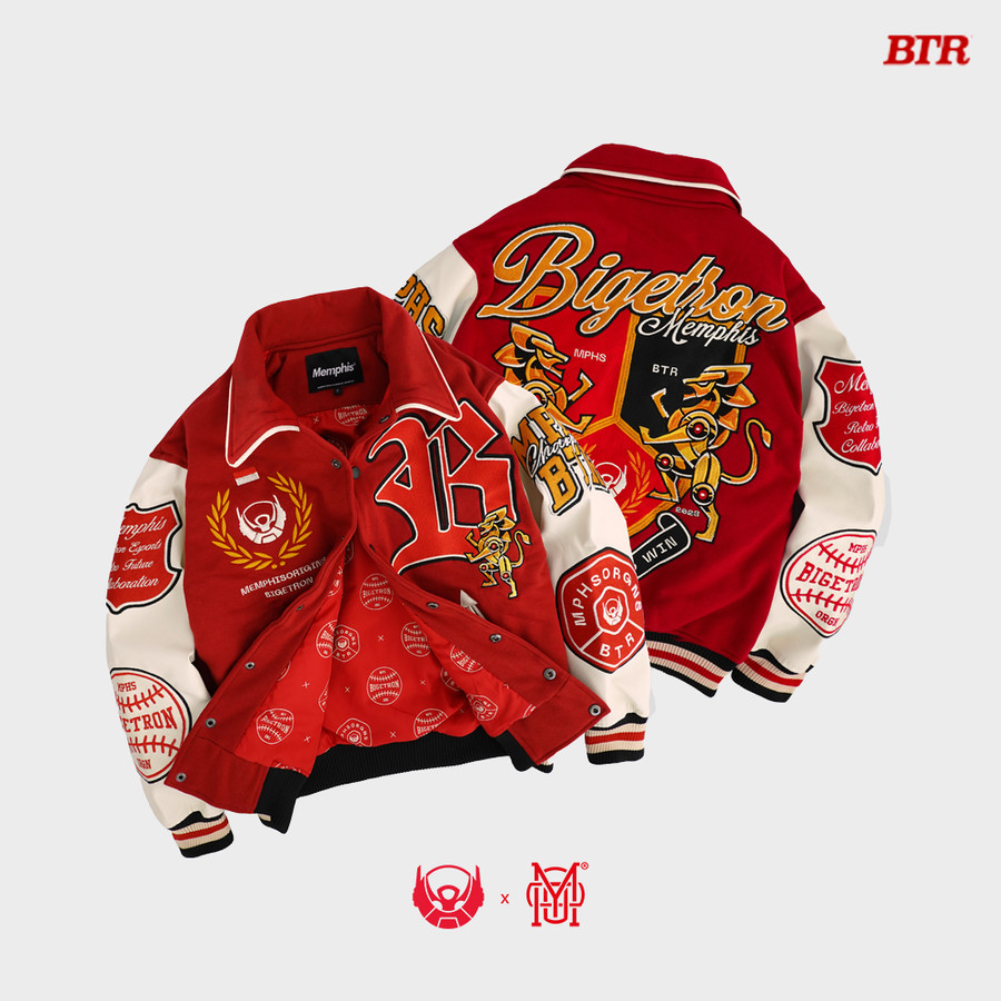 Jual Retro Future Varsity Jacket Bigetron x Memphis Origins BTR ...