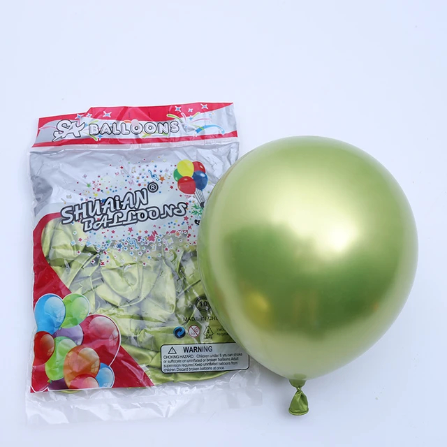 Jual ISI 50 PCS Balon Latex Chrome 12 Inch 1 PACK / Balon Chrome ...
