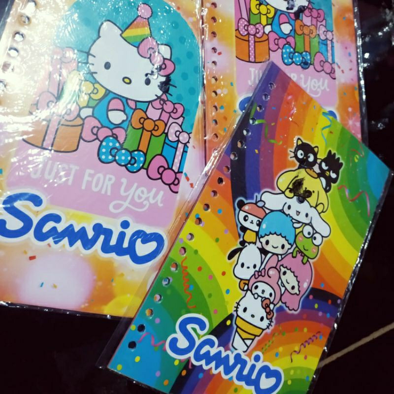 Jual Isi Binder SANRIO A5 Binder Refill kuromi Cinnamoroll hello kitty ...