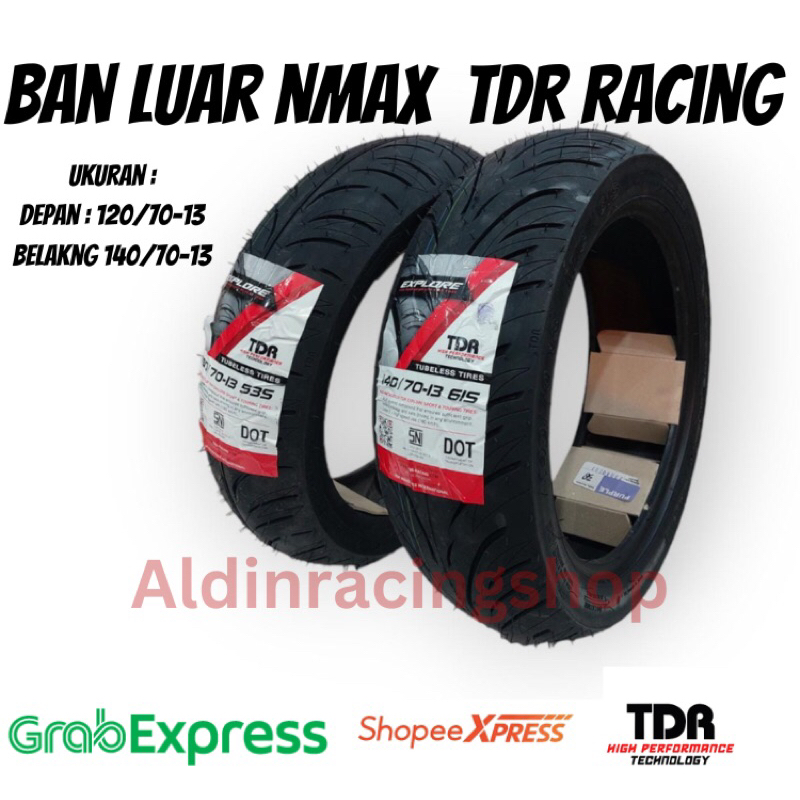 Jual Ban Luar N-Max Depan Belakang TDR Tires Explore 140/70-13 61S T/L ...