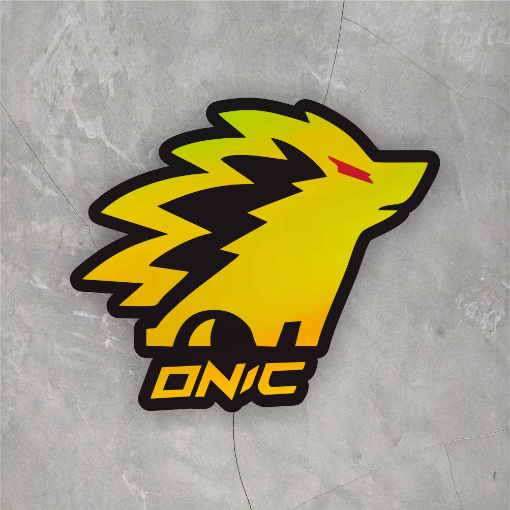 Jual Sticker Logo Onic Esport ukuran 5,6 cm sticker case hp dll ...