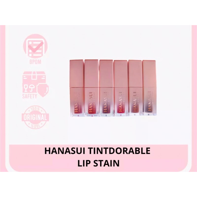 Jual Hanasui Tintdorable Lip Stain Lip Tint | Shopee Indonesia