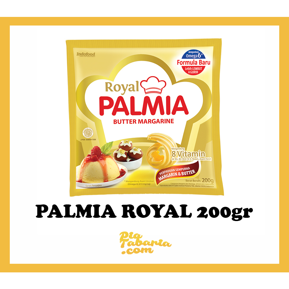 Jual Royal Palmia Butter Margarin 200gr / Mentega Halal / Palmia Royal ...