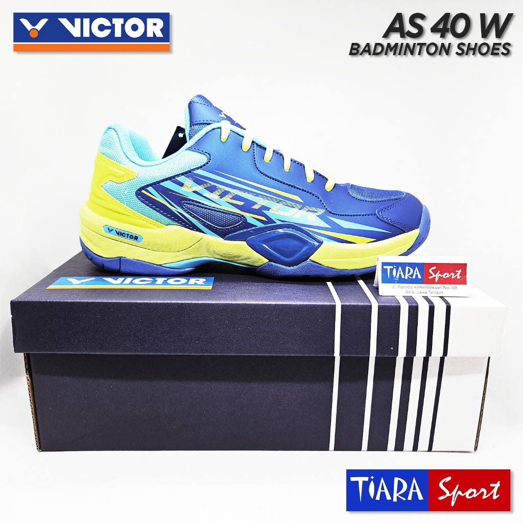 Jual Sepatu VICTOR AS40 BG - Biru - Wide U 3.5 Badminton Shoes AS 40 ...