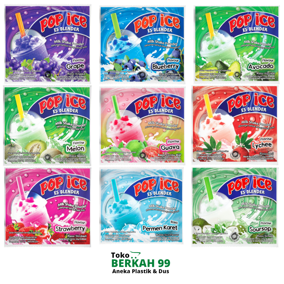 Jual POP ICE PER RENCENG isi 10 Fruit minuman legend | Shopee Indonesia
