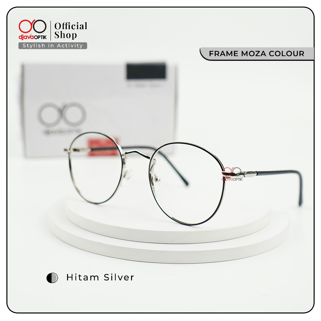Jual DJAVA OPTIK - Frame Moza - Kacamata Photocromic Bulat Model Retro | Shopee Indonesia