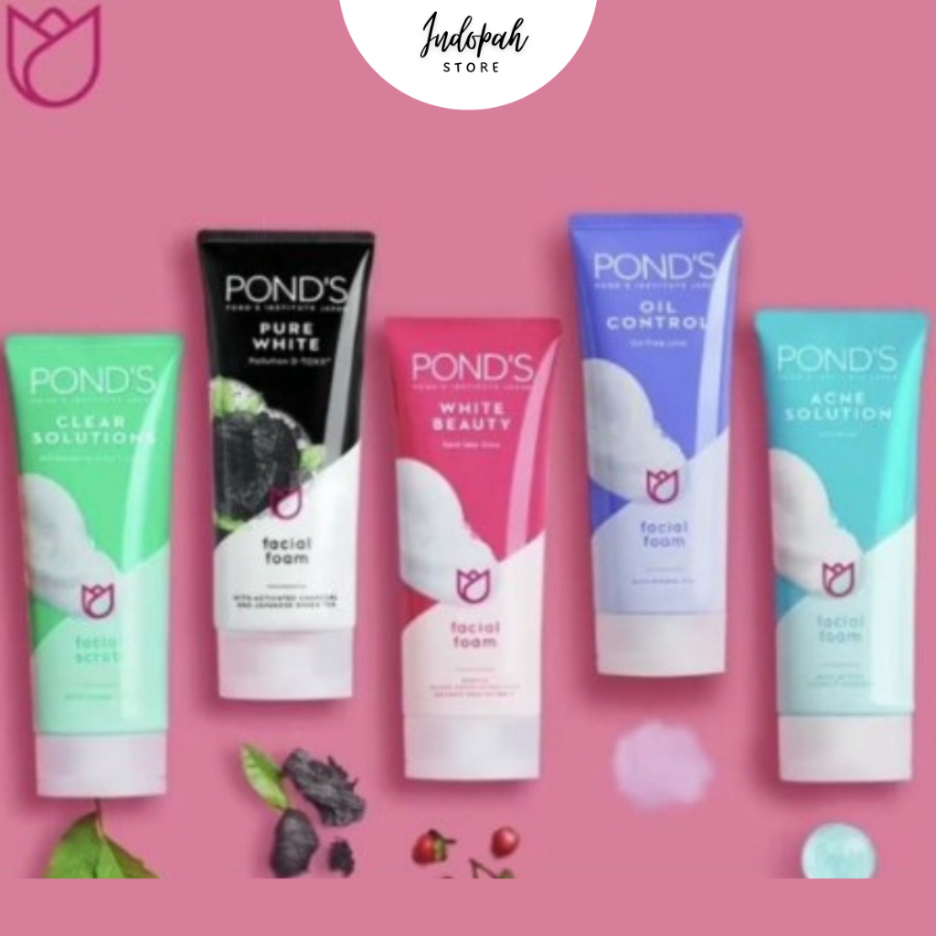 Jual PONDS FACIAL FOAM 100GR ALL SERIES | PONDS FACIAL SCRUB | KEMASAN ...