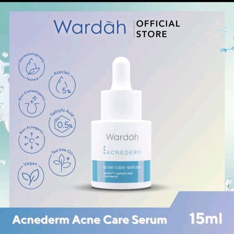 Jual Wardah Acne Derm Acne Care Serum 15ml | Shopee Indonesia