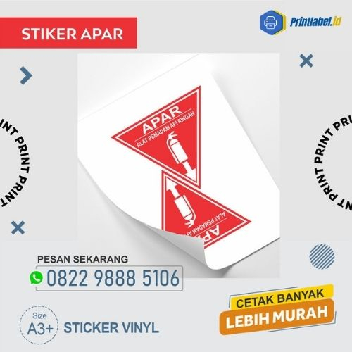 Jual CETAK STICKER VINYL PRINT STIKER APAR | Shopee Indonesia