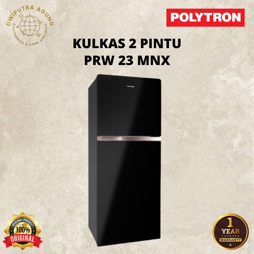 Jual KULKAS 2 PINTU POLYTRON PRW23MNX / PRW 23MNX / PRW 23 MNX GARANSI ...