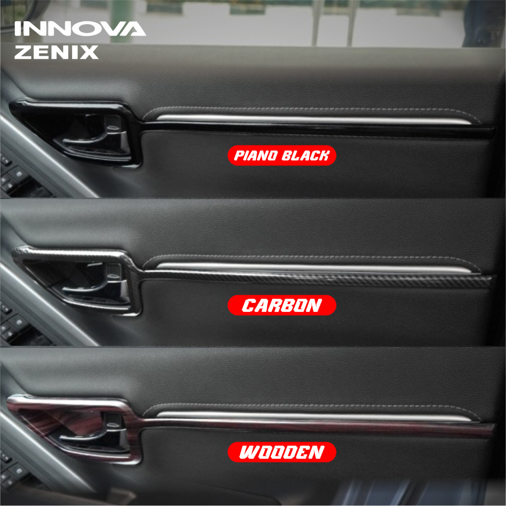 Jual PANEL INNER HANDLE CARBON, PIANO BLACK, WOODEN INNOVA ZENIX ...