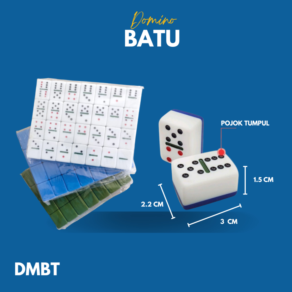 Jual Domino Batu Akrilik Warna Gaple Set Board Game Balok Tipis Dam ...