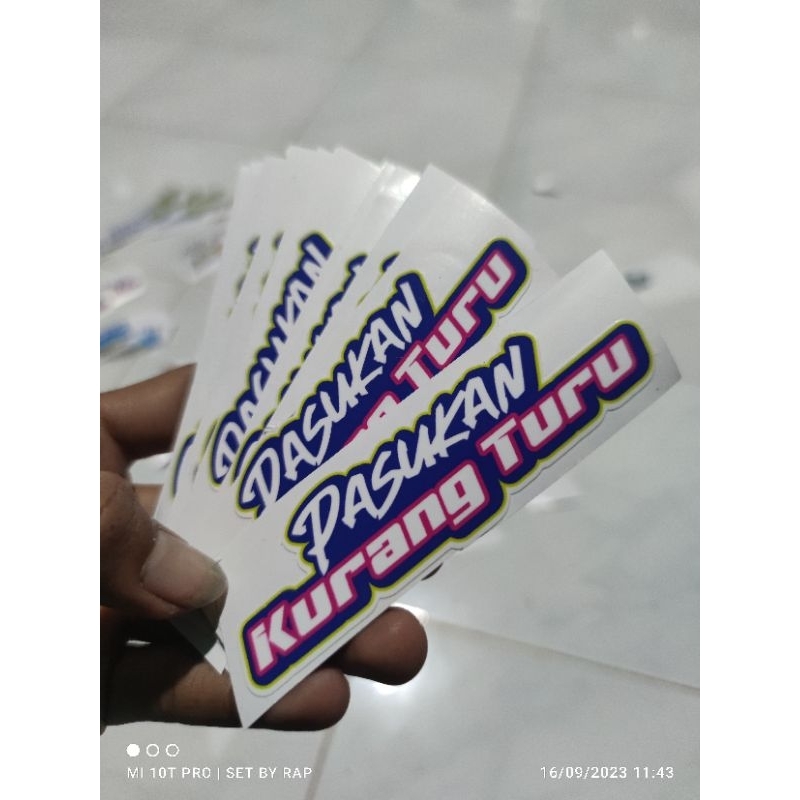 Jual stiker pasukan kurang turu | Shopee Indonesia Jual stiker pasukan kurang turu | Shopee Indonesia