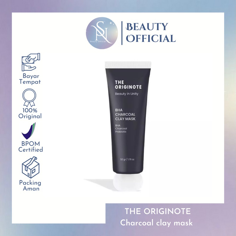 Jual ANS- The Originote BHA Carchoal Clay Mask-masker mencerahkan wajah ...
