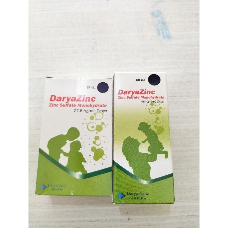 Jual Darya Zinc sirup 60ml/ drop 15ml | Shopee Indonesia