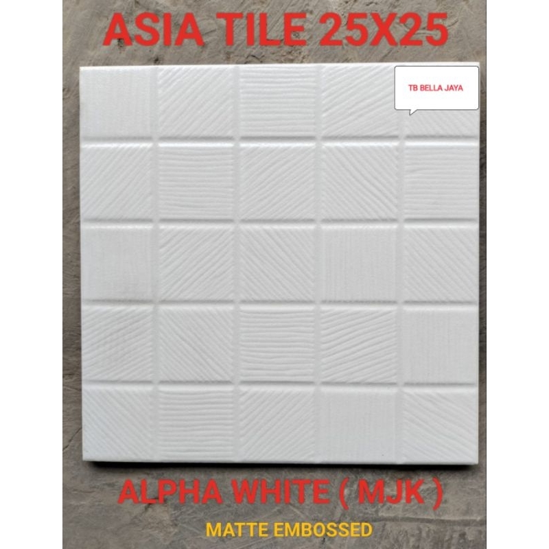 Jual Keramik Lantai Matt Asia Tile Alpha Series Ukuran 2525 | Shopee ...