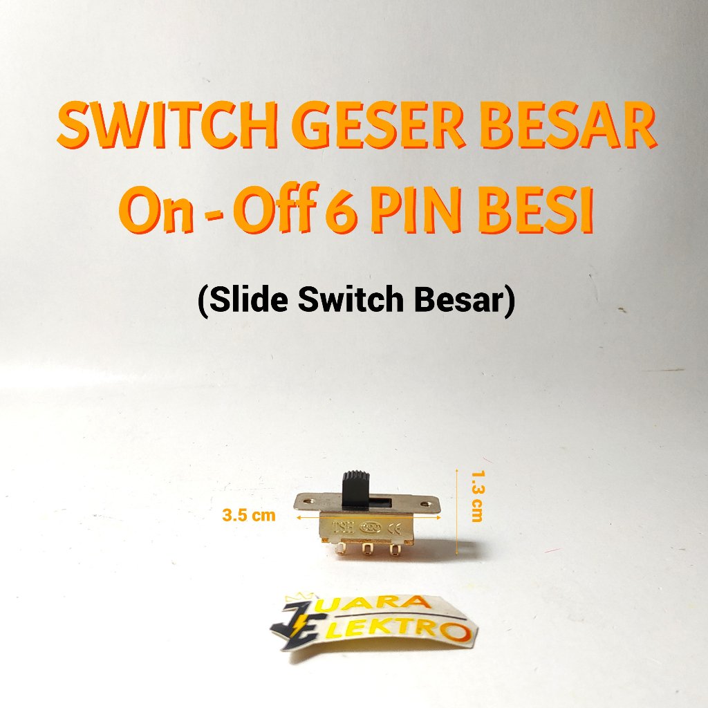 Jual SWITCH ON - OFF GESER BESAR 6 PIN BESI | Saklar Besar On - Off ...