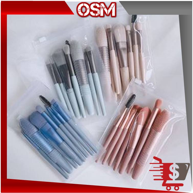 Jual OSM K5016 Kuas Make Up 8 in 1 / Make Up Tools / Set Kuas Make Up ...