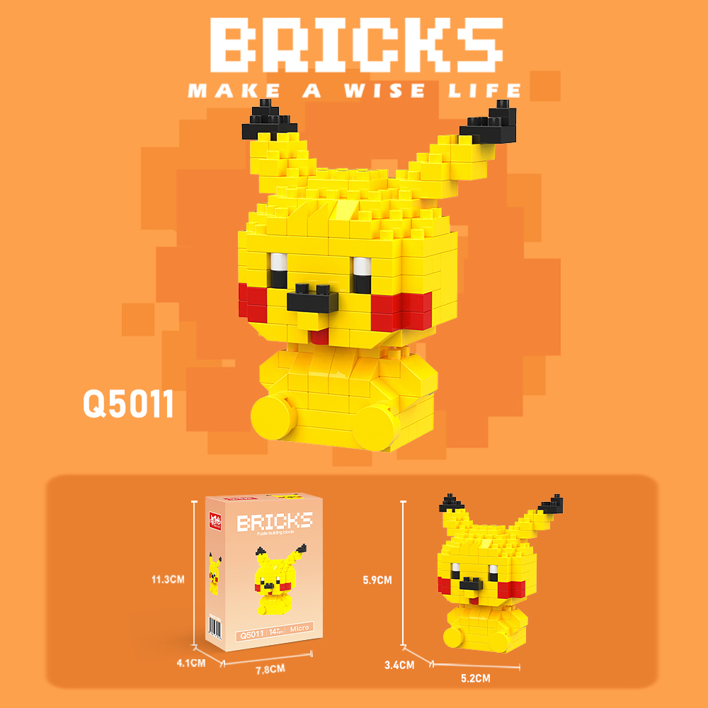 Jual Mainan Anak Bricks Mini Nano Block Building Block Mainan Balok ...