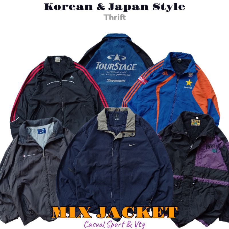 Jual JAKET SCHOOL / JAKET WINDBREAKER / JAKET COLORBLOCK / JAKET ...