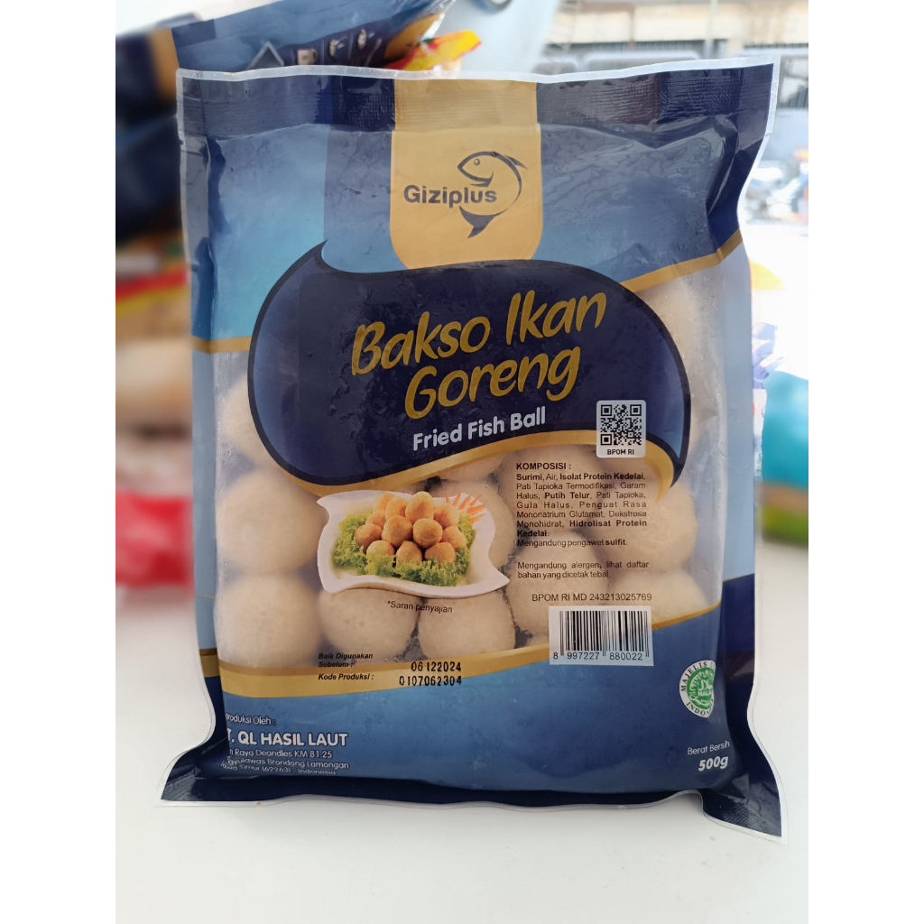 Jual Bakso Ikan Goreng Friedball - GIZI PLUS 500g | Shopee Indonesia