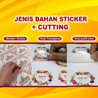 Jual Cetak Sticker custom Vinyl / Bontak A3+ Cutting Sticker Komunitas ...