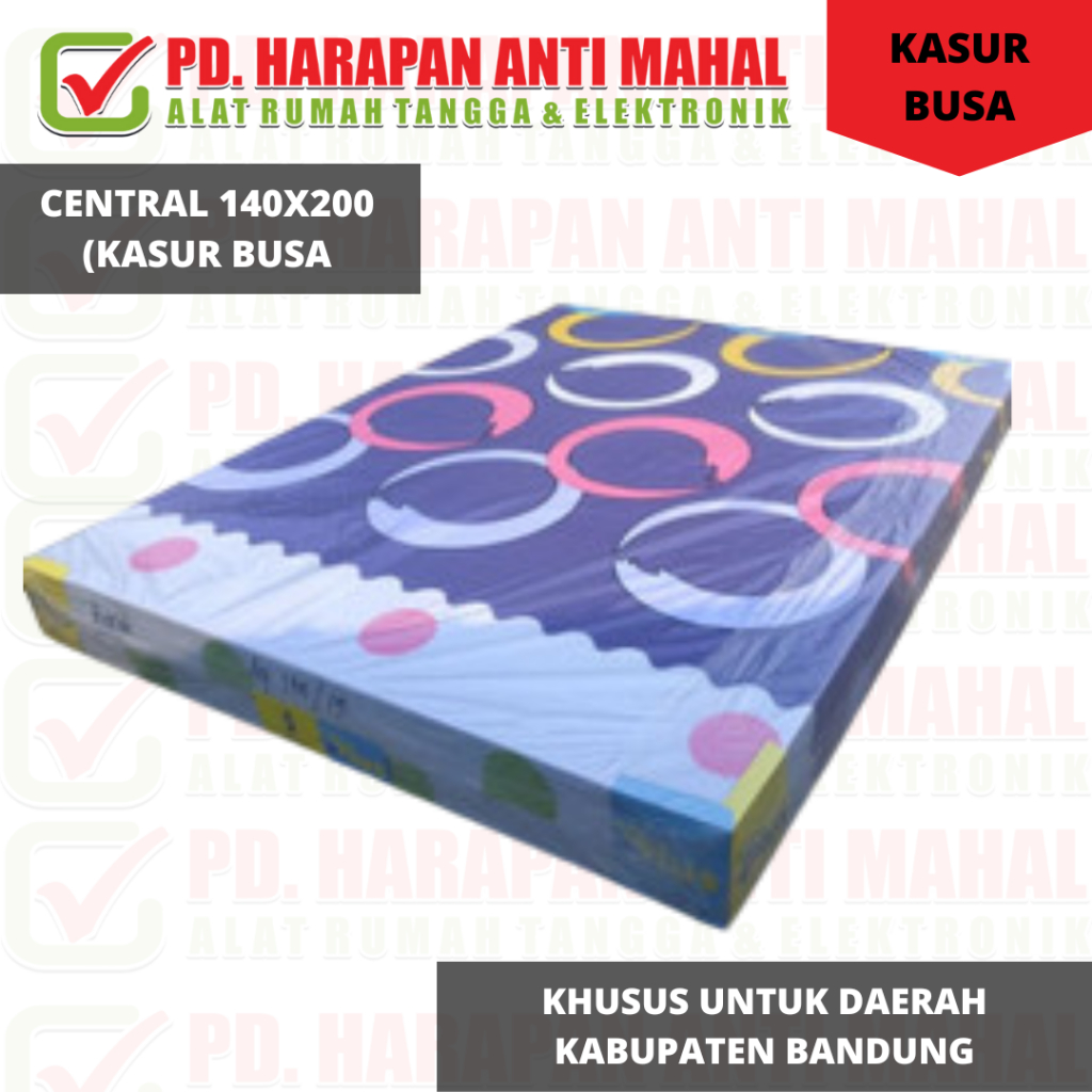 Jual CENTRAL 140X200 (KASUR BUSA)/ KASUR KUNING TEMPAT TIDUR/MATRAS ...