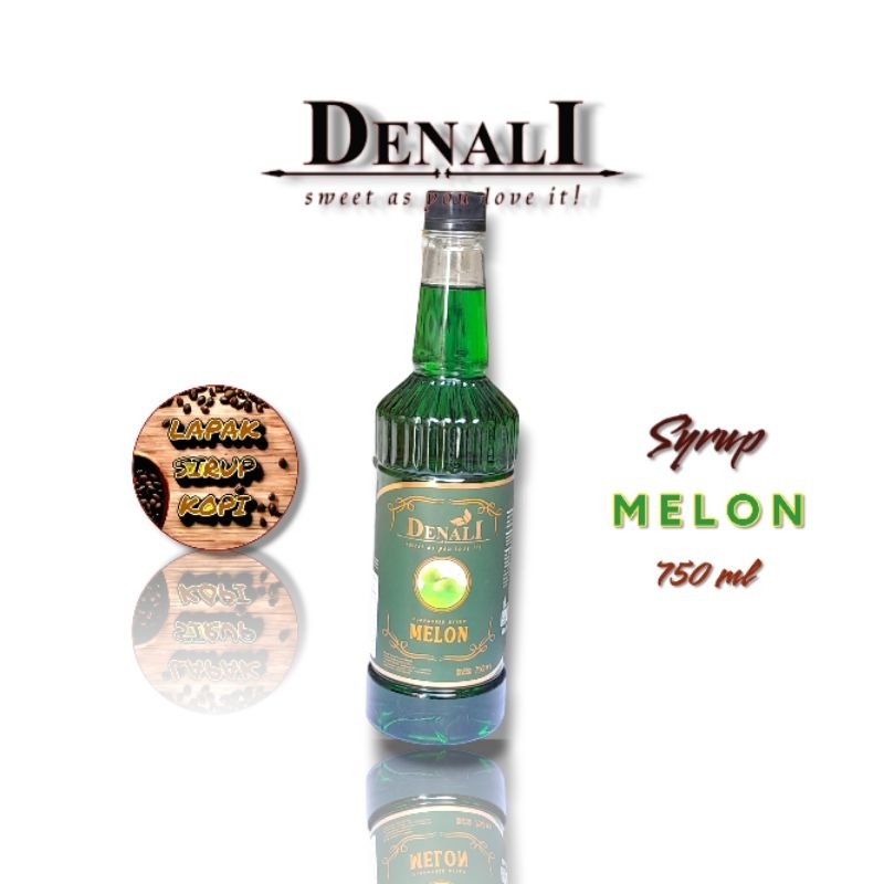 Jual Denali Syrup Melon 750ml - sirup minuman rasa melon | Shopee Indonesia